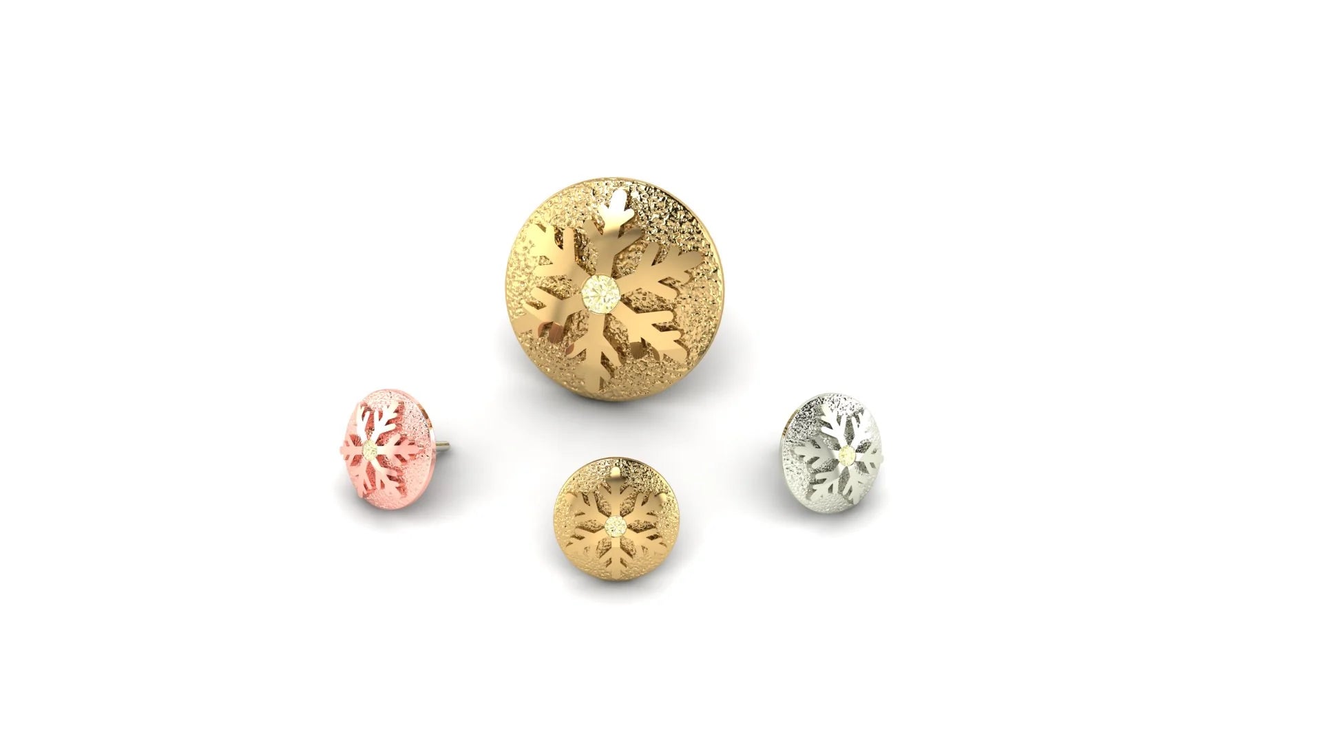 Mushroom Snowflake – EM Jewelry